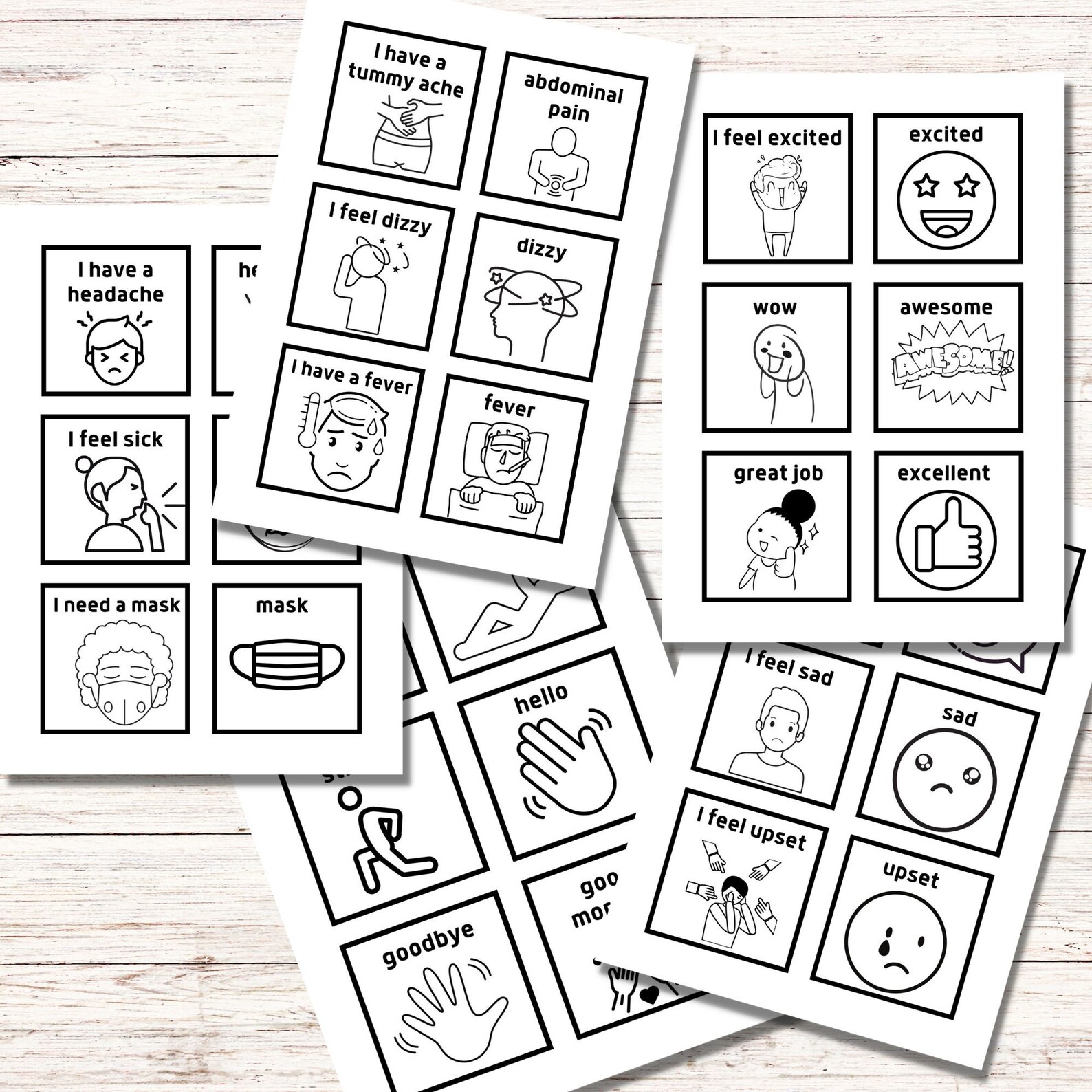 276 Printable Communication Cards INC. Religion/spiritual Cards - Non ...