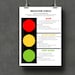 Printable Stop Light Behavior Chart Kids Behavior Chart Classroom ...