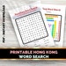 Printable Hong Kong Word Search, Printable Word Search, Printable ...