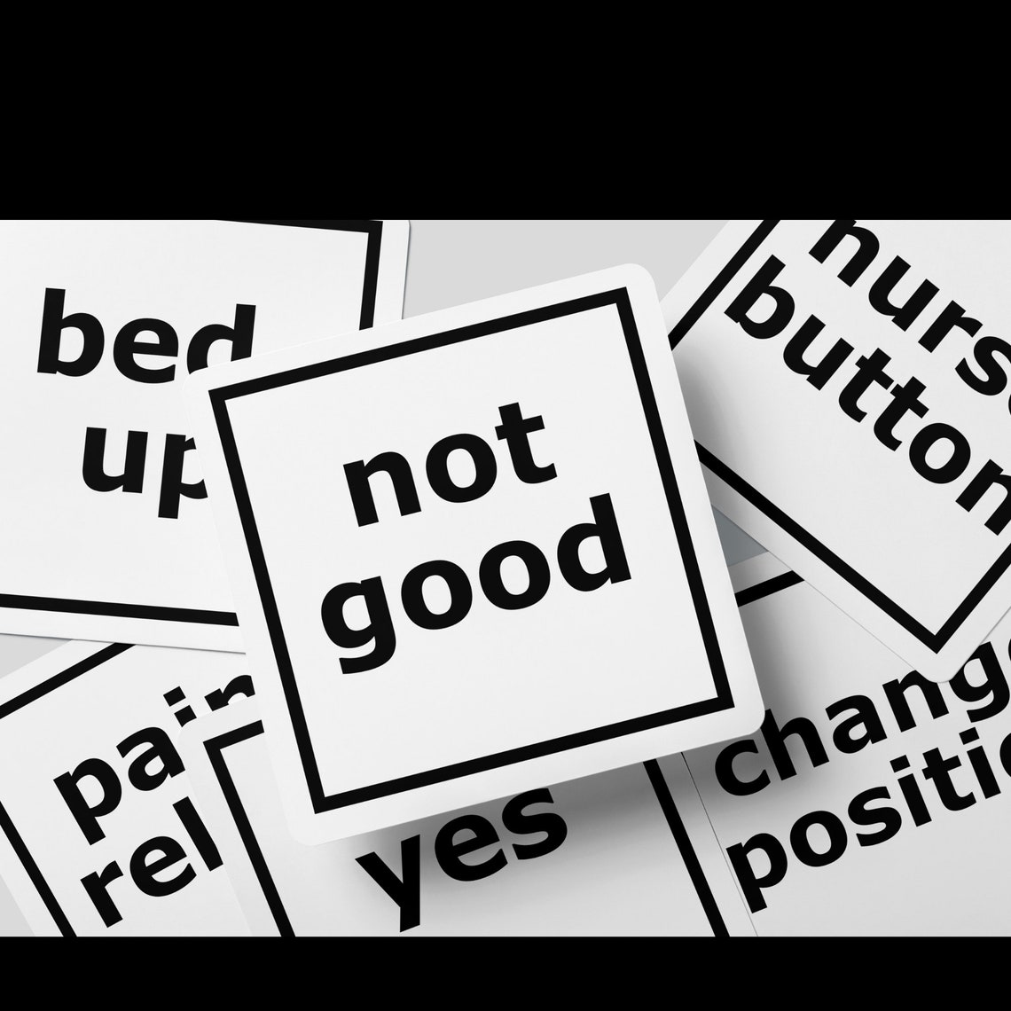 108 Printable Communication Cards for Hospital Stays /ventilator Users ...