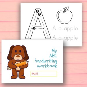 ALPHABET Tracing Worksheets, Fine Motor Development, Letter Formation ...