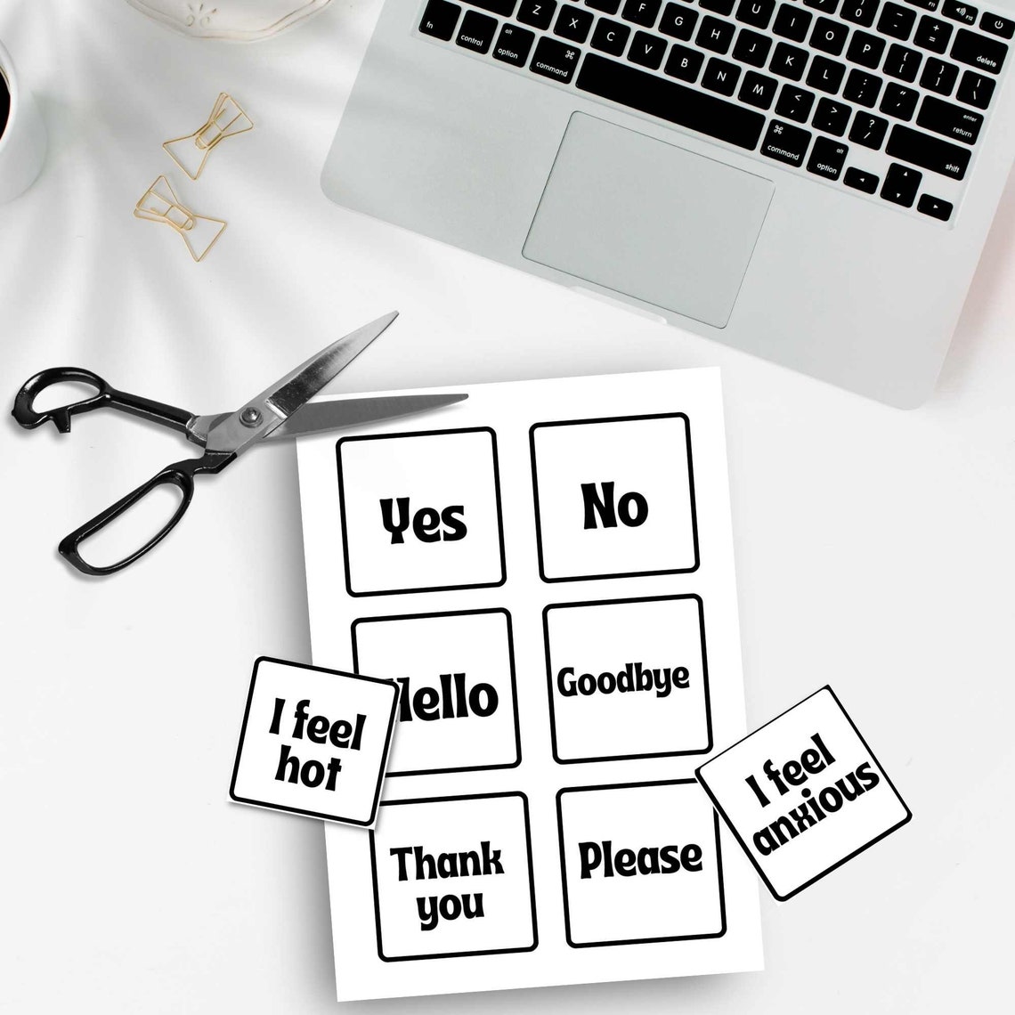 Printable Communication Cards for Selective Mutism Anxiety - Etsy