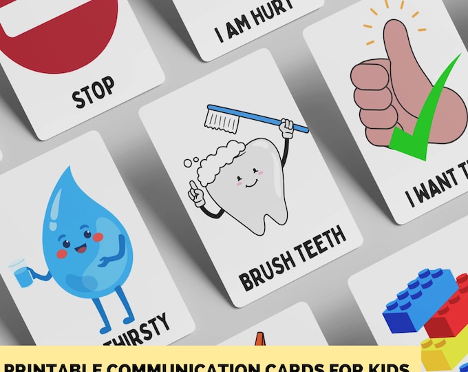 Non Verbal Communication Visual Cards Flash Cards Special Needs ...