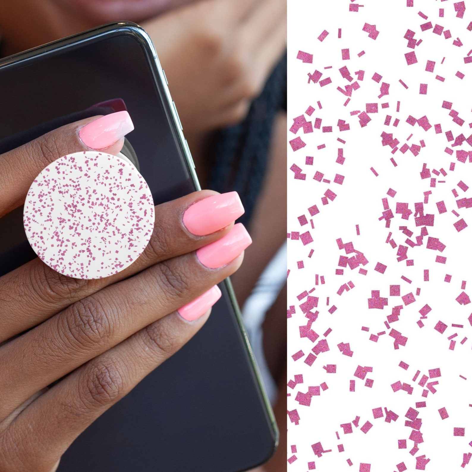 Confetti Digital Printable Paper, Scrap Book Paper, Christmas Digital ...