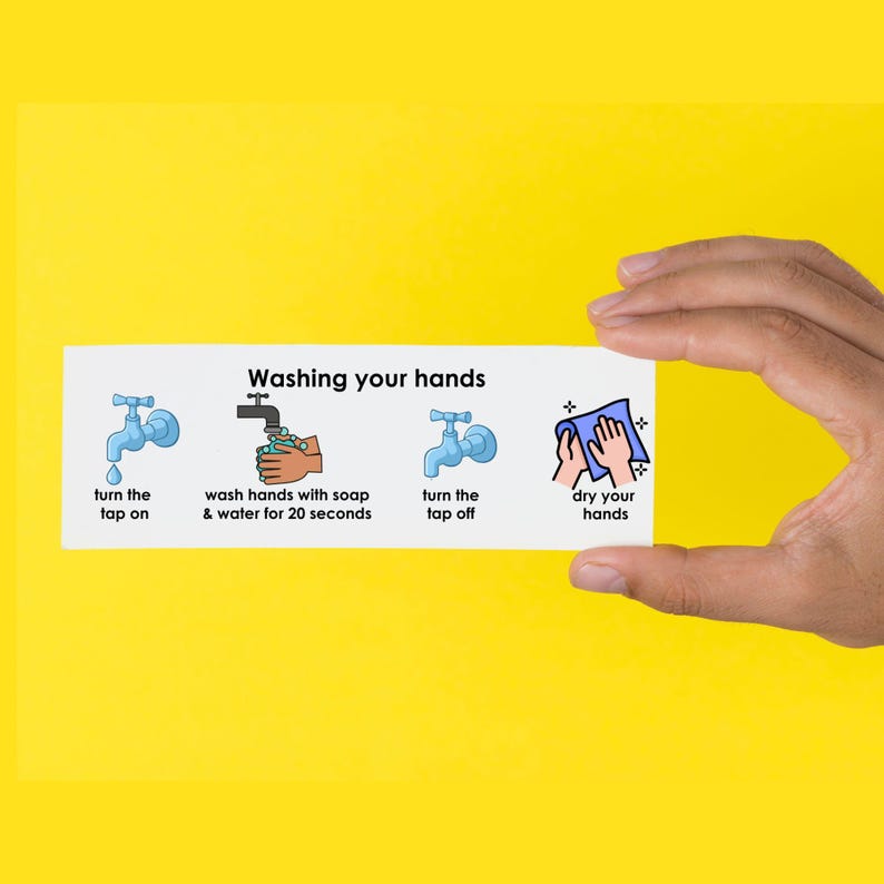 Printable Toilet Routine Visual Timetable, Autism, Toddlers , Learning ...