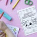 Color in Kids BIRTHDAY CARD, Printable, Fish DIY, Axolotl Birthday Card ...