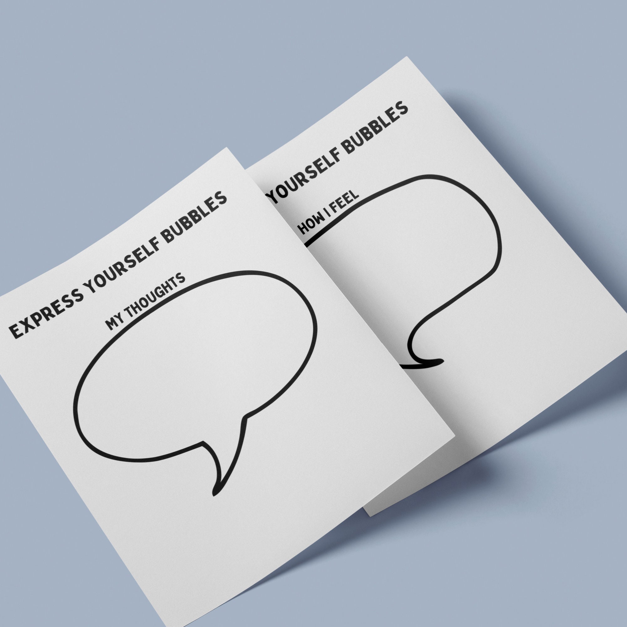 Printable Worksheets for Selective Mutism / Autism / Express Yourself ...