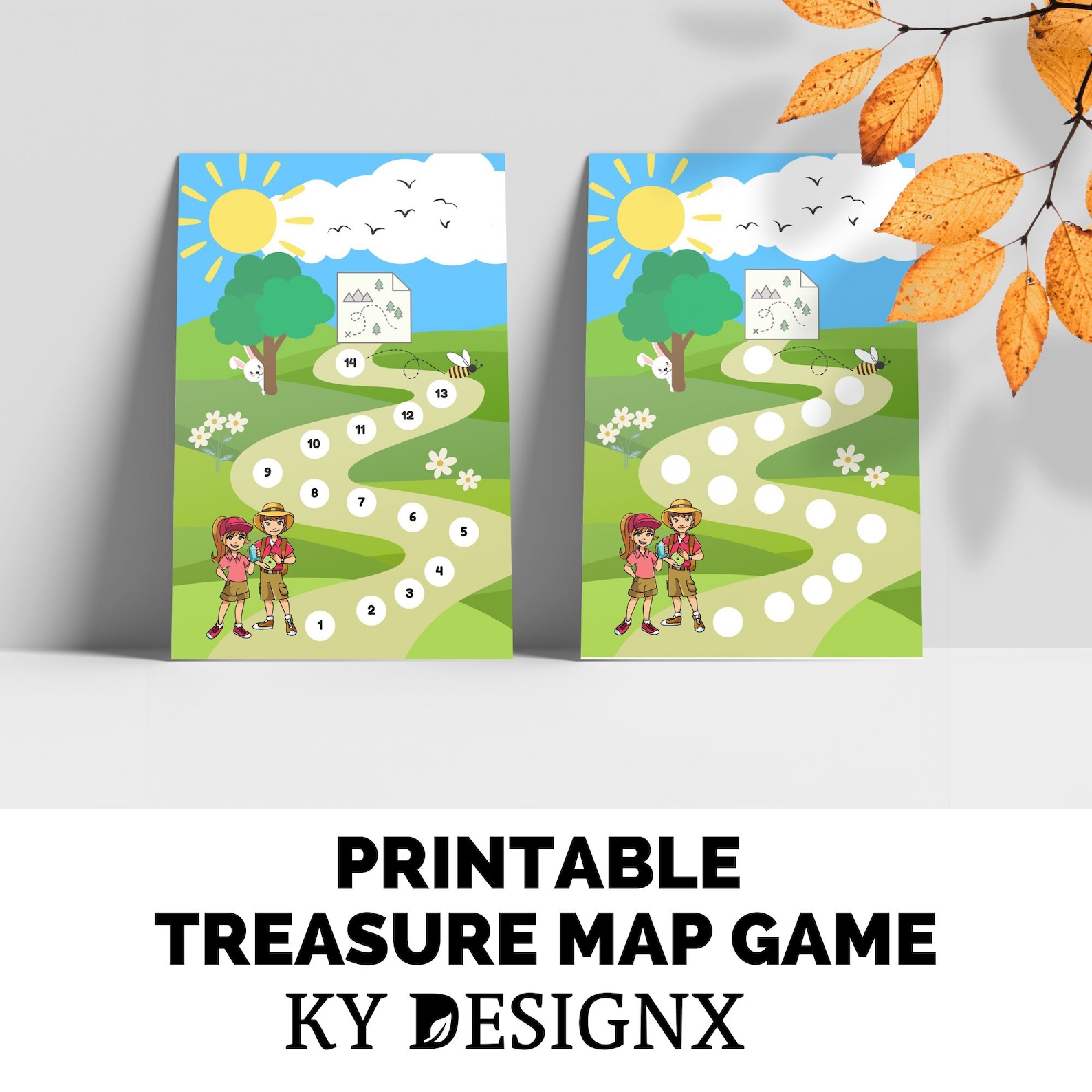 Printable Explorers Board Game for Kids / Printable Board Game Template ...