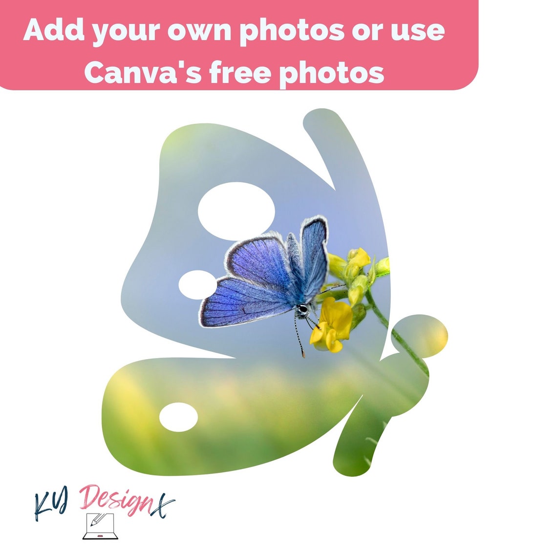 25 Customizable Canva Frames Butterflies, Butterfly Canva Templates ...