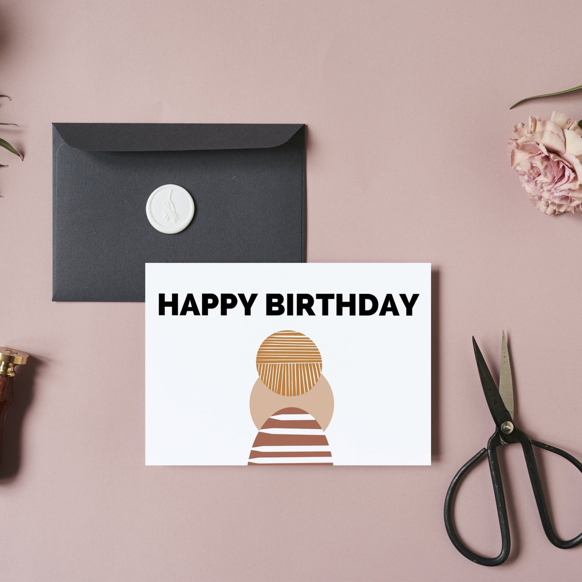 PRINTABLE Boho Birthday Card , Boho Printable Cards for Kids, Boho ...