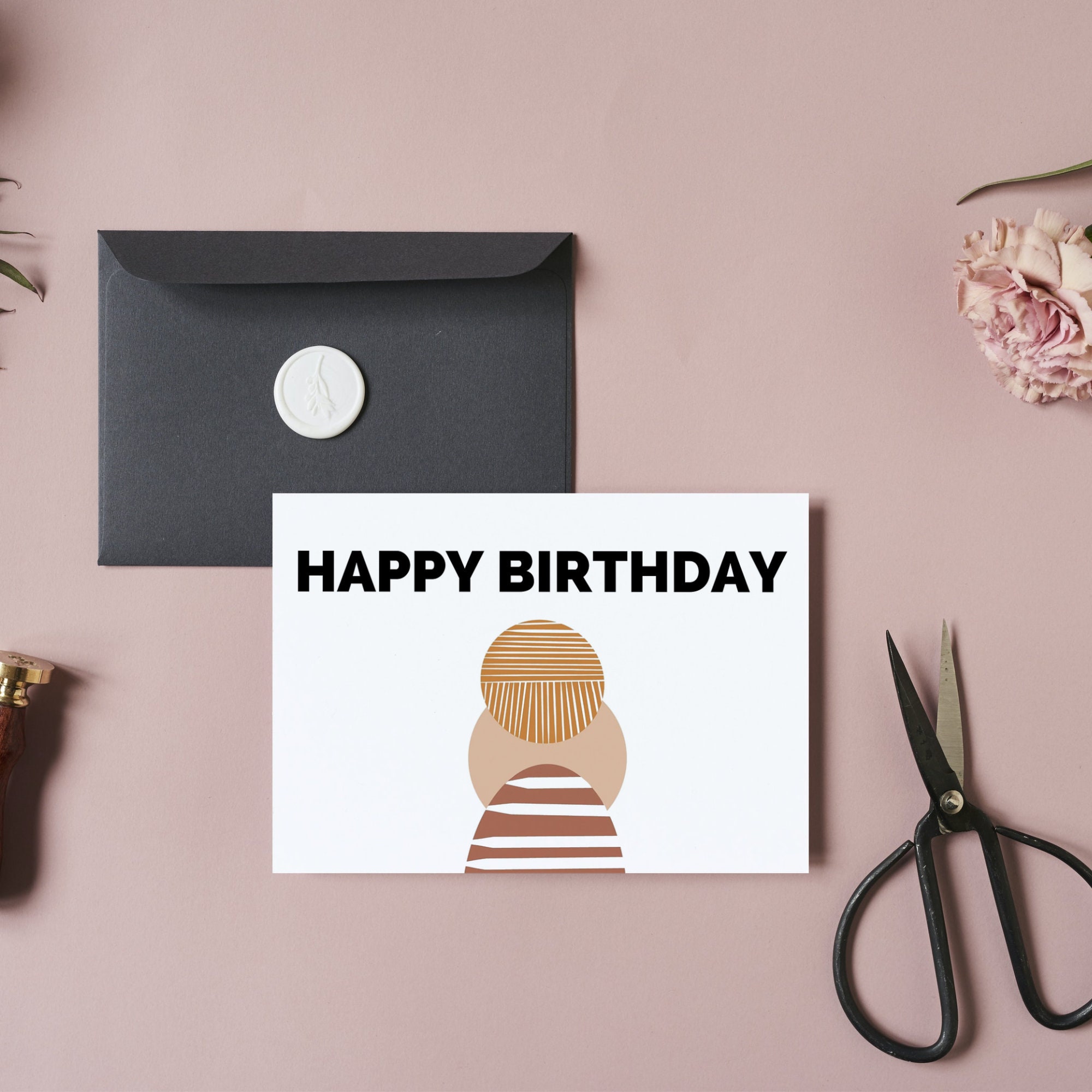 PRINTABLE Boho Birthday Card , Boho Printable Cards for Kids, Boho ...