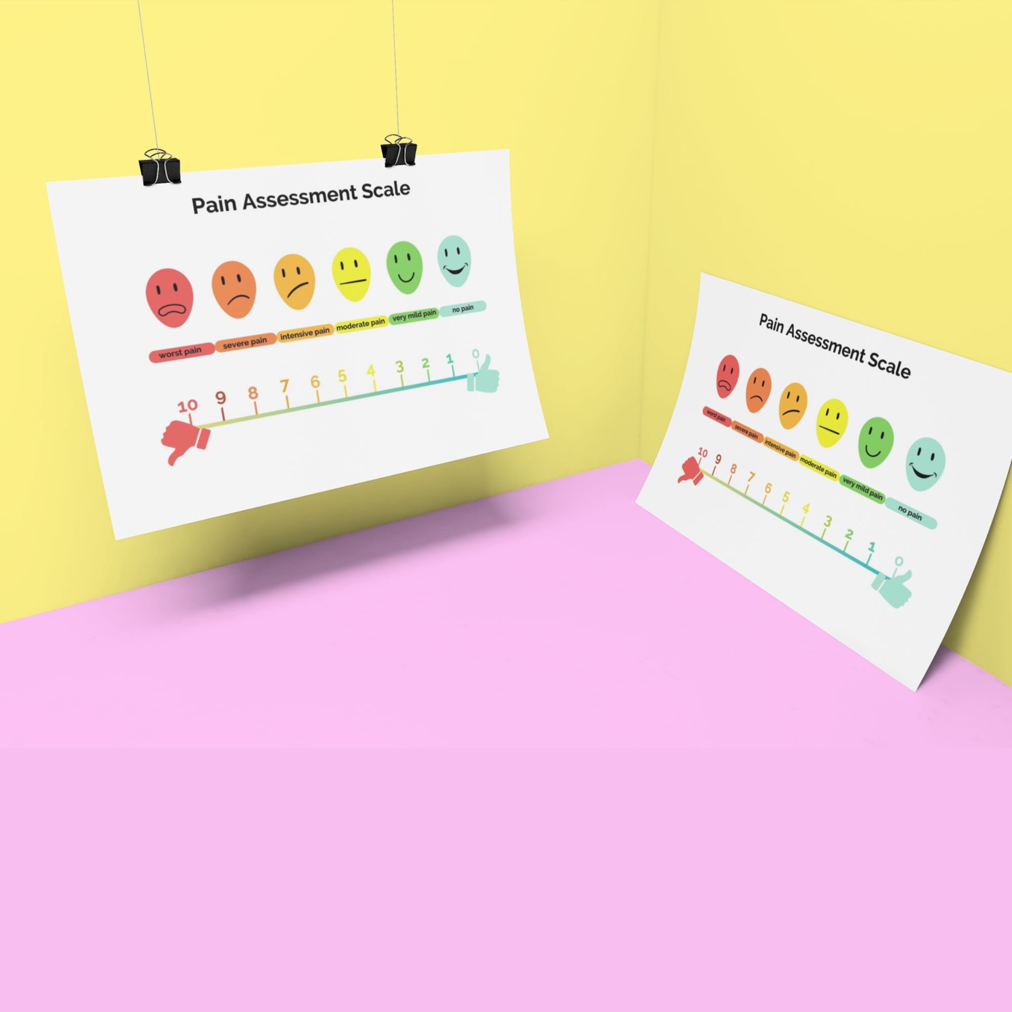 Printable Pain Assessment Scale / ICU / Critical Care / - Etsy