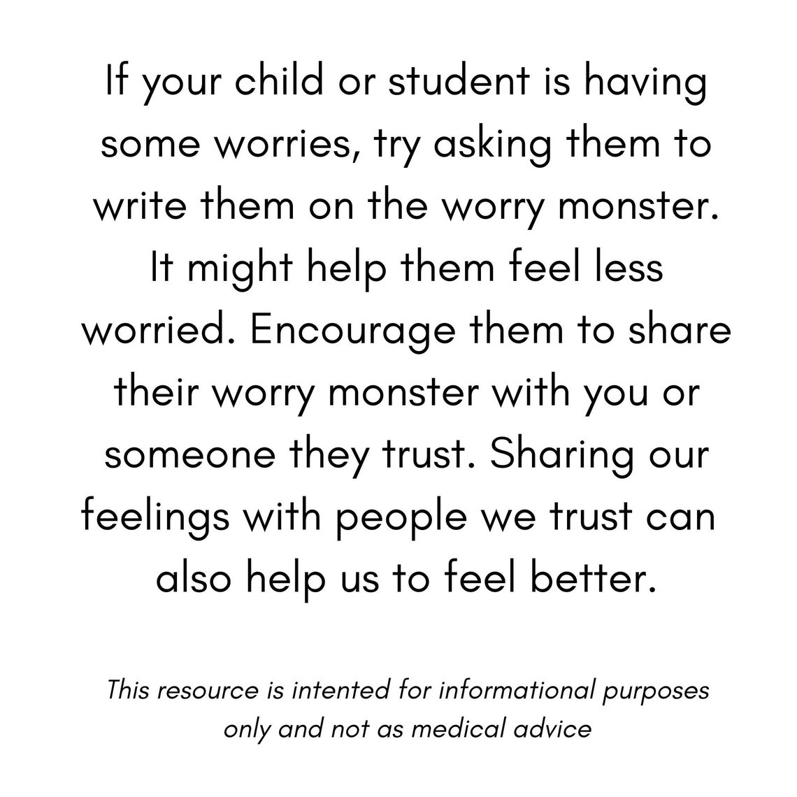 Printable Worry Monster Workbook -monster Coloring Sheets - Worry ...