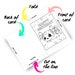 Color in Kids BIRTHDAY CARD, Printable, Fish DIY, Axolotl Birthday Card ...