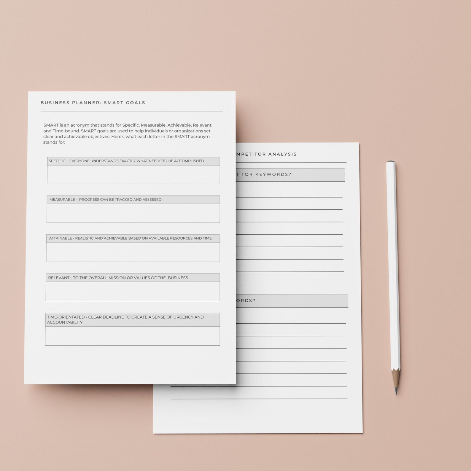 Ready- Made and Editable Small Business Planner and Branding Workbook ...
