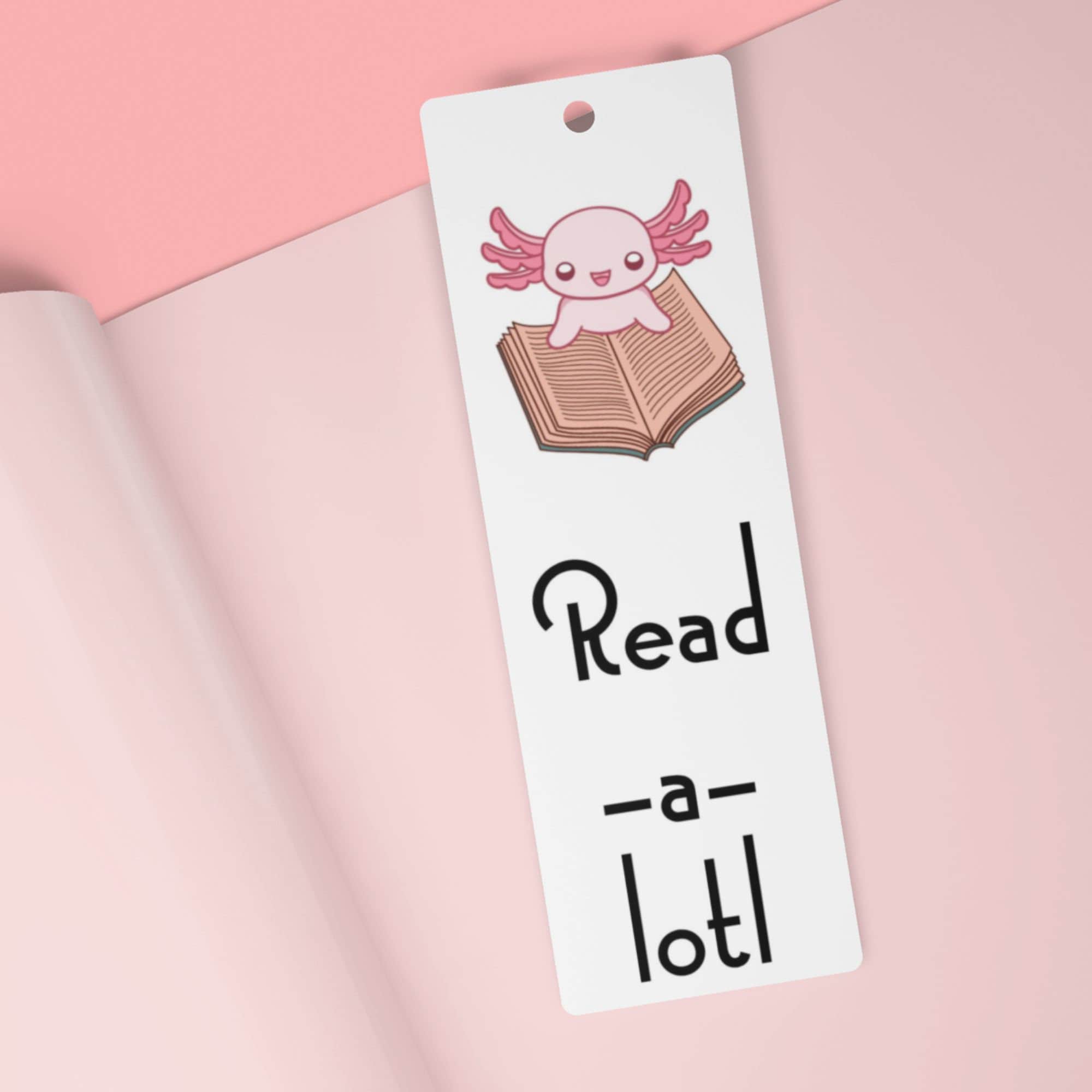 Editable Axolotl Printable Bookmarks, KIDS Printable Bookmarks, Kawaii ...