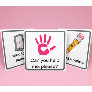 Printable Communication Cards for Non-verbal, Autism, Children ...