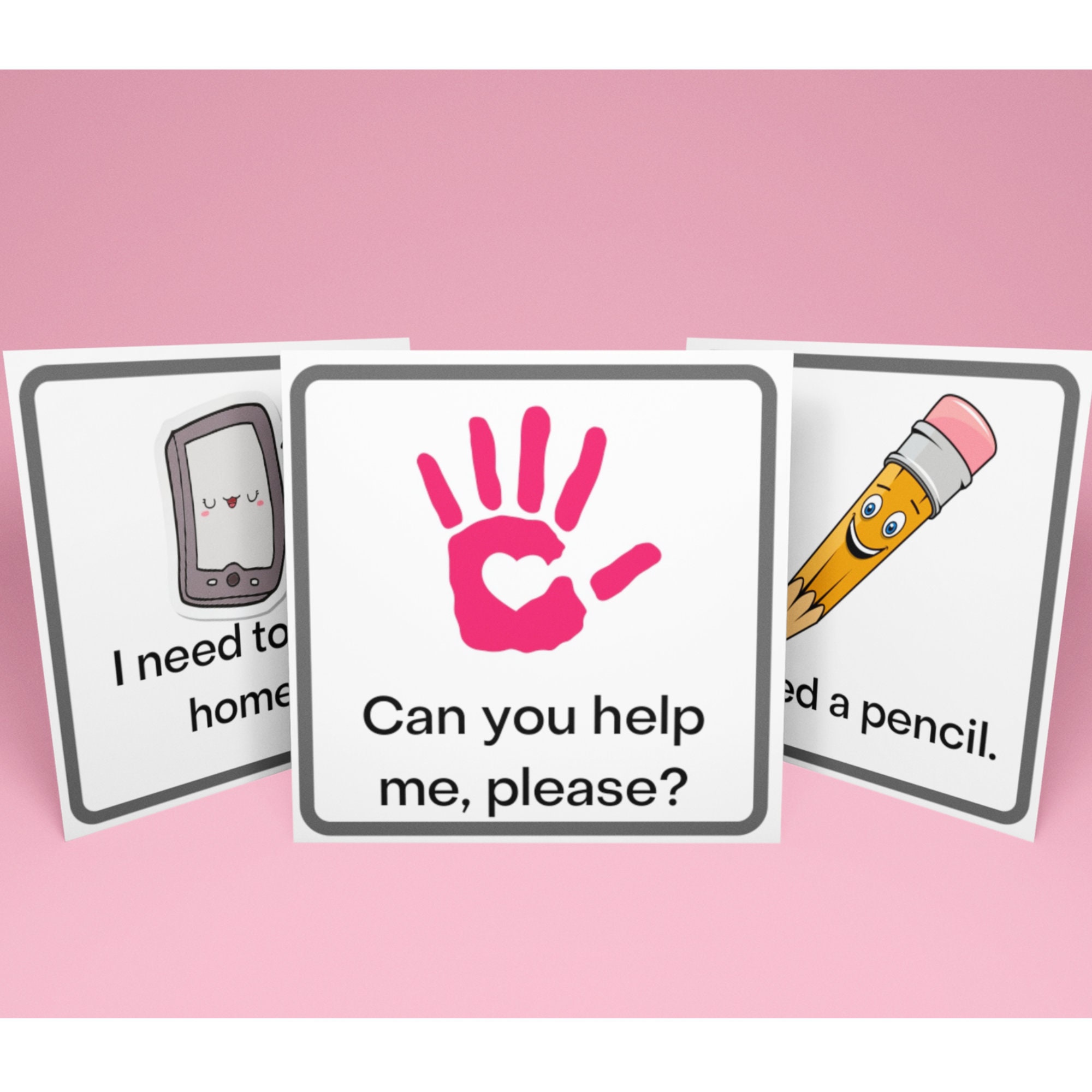 Printable Communication Cards for Non-verbal, Autism, Children ...