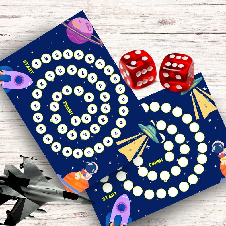 Space Printable Board Game, Family Board Game, , Printable Games ...