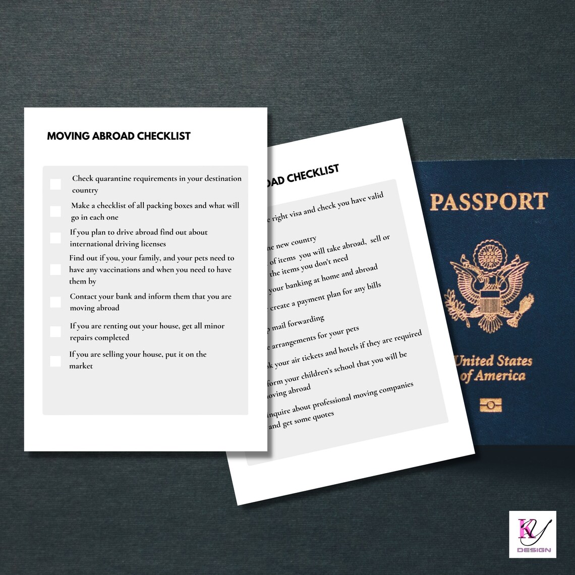 Printable Moving Checklist | Moving Abroad Checklist | Moving Abroad ...