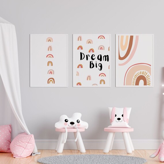 New Born Printable Wall Art Printable Boho Nursery - Etsy