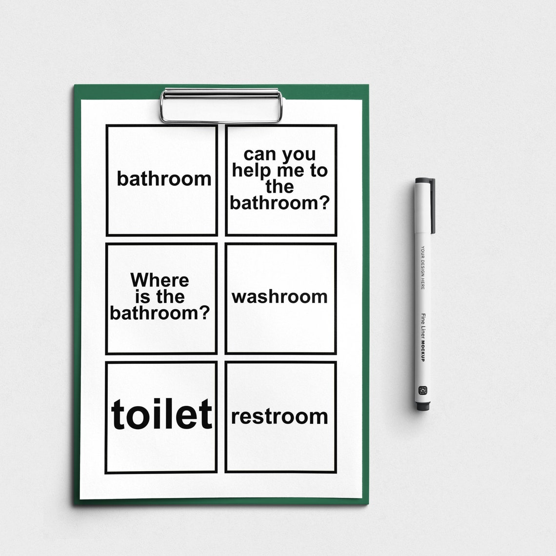 Printable Communication Cards,non-verbal Communication Cards for ...