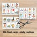 Printable ESL Flashcards for Teaching Daily Routines, Visual Daily ...