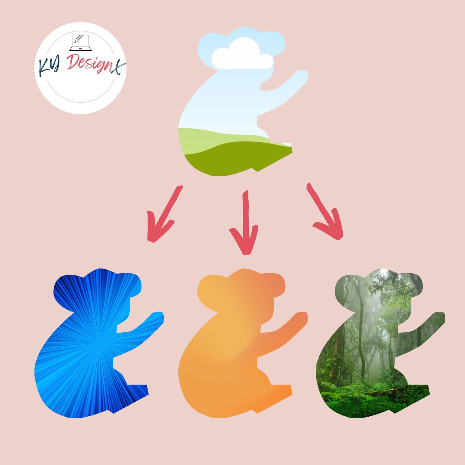 40 Animal Canva Frames, 40 Custom Made Canva Frames, Animal and Sea ...