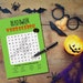 Halloween Kids Word Search Printable, Halloween, Halloween Party Game ...