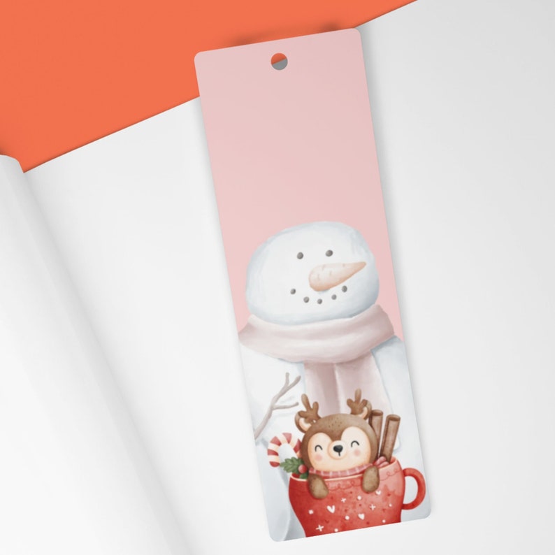 Christmas Printable Bookmarks, Cute Christmas Bookmarks , Unique ...