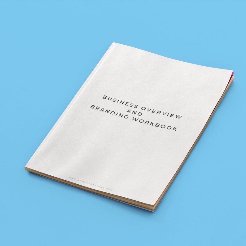 Printable Branding Workbook and Business Planner for New Start - Etsy