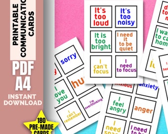 Autism Cue Cards - Etsy