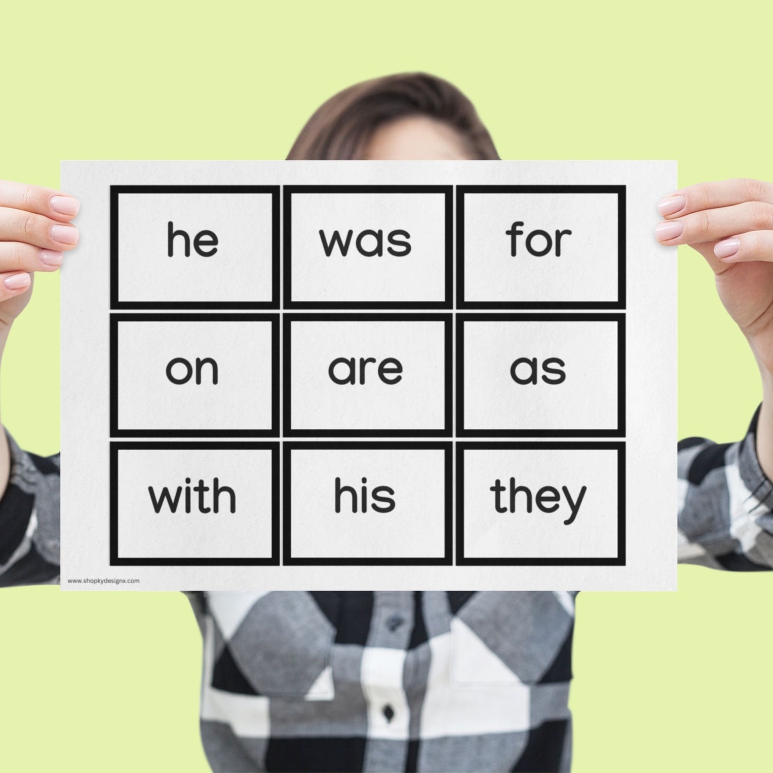 100 Printable High Frequency Flashcards / 100 Sightwords for ...