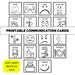 Printable Communication Cards for Children With Open Dyslexic Font ...