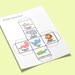 Animal Actions Printable Dice for Kids, Kids Activity Dice, Movement ...