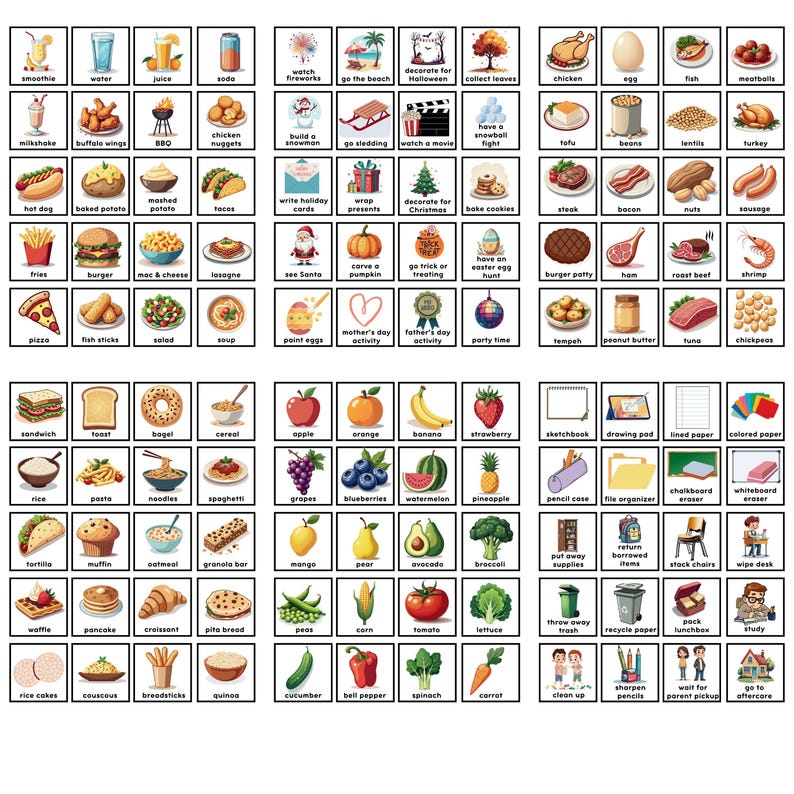 Printable Visual Routine Cards for Kids | Daily Schedule Activity Cards ...