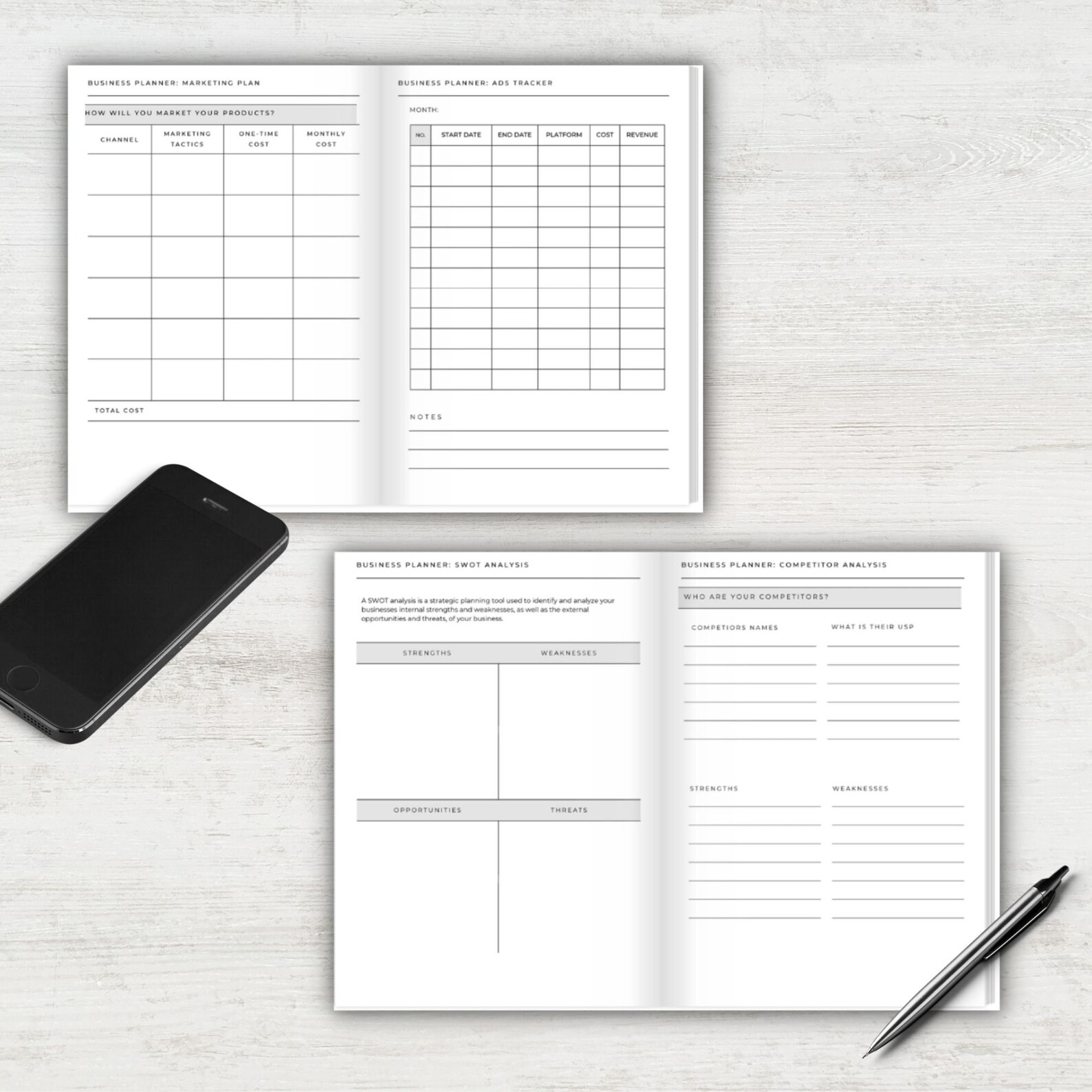 Printable Branding Workbook and Business Planner for New Start - Etsy