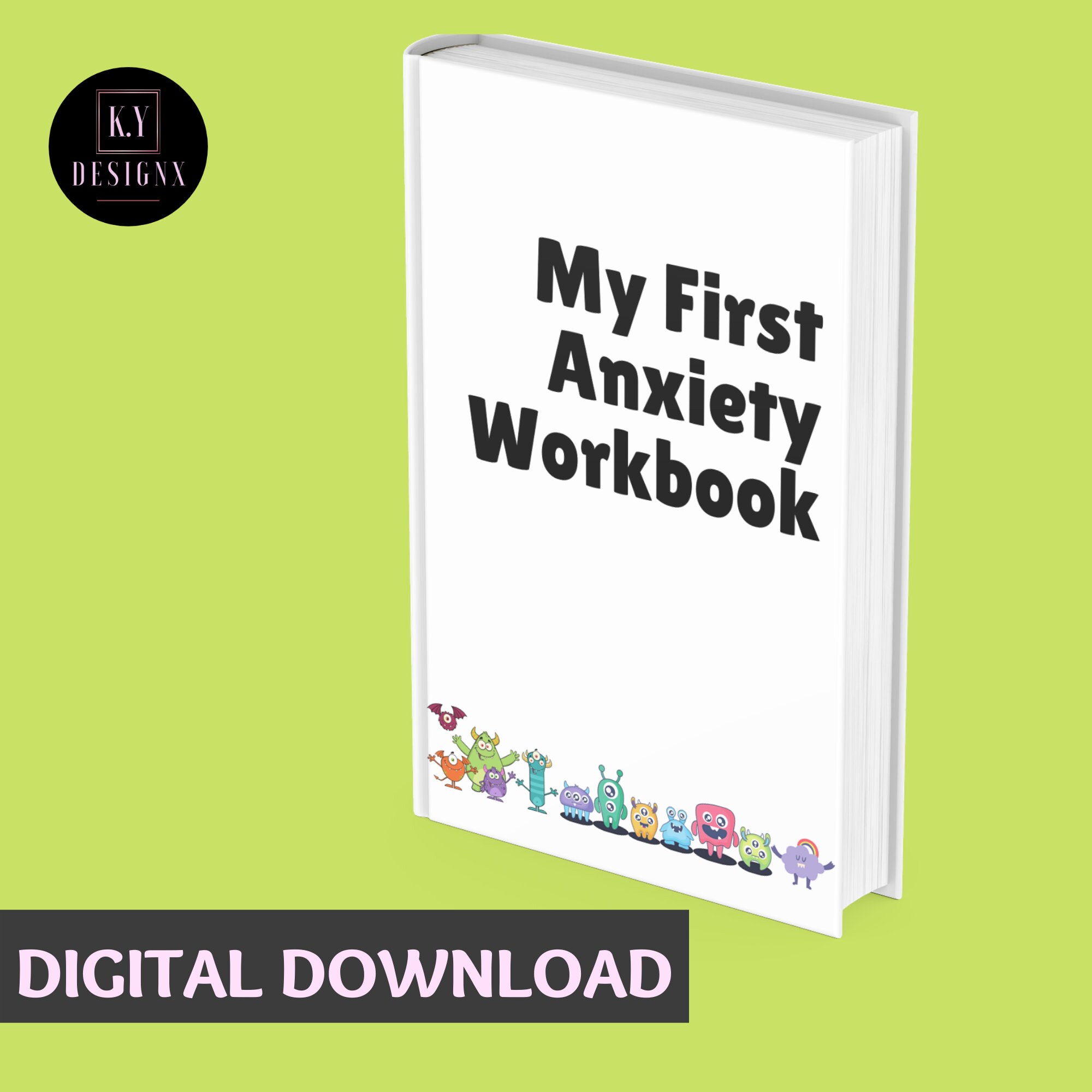 Printable Anxiety Workbook for Kids, Anxiety Worksheets for Children ...