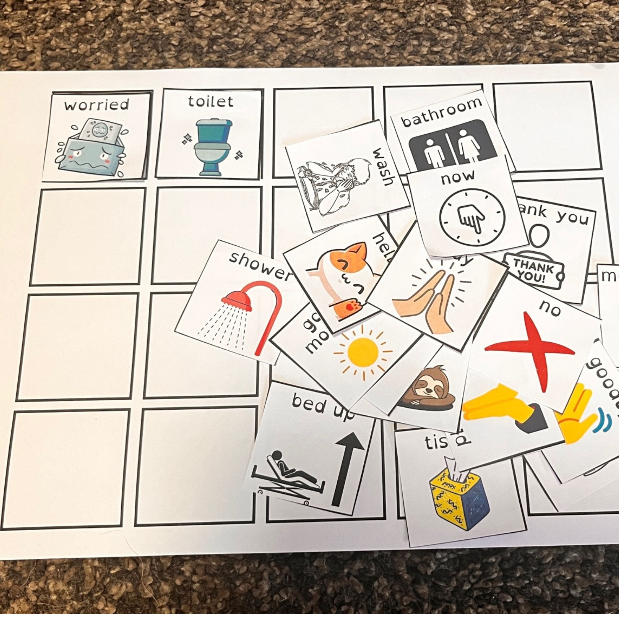 18 Printable Communication Boards / 177 Communication Cards With ...