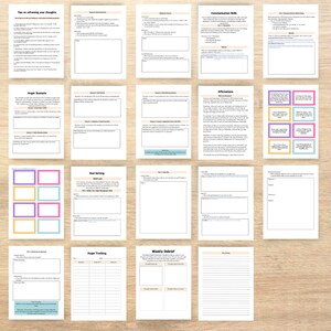 Printable Anger Management for Teens , Anger Worksheets, Temper ...