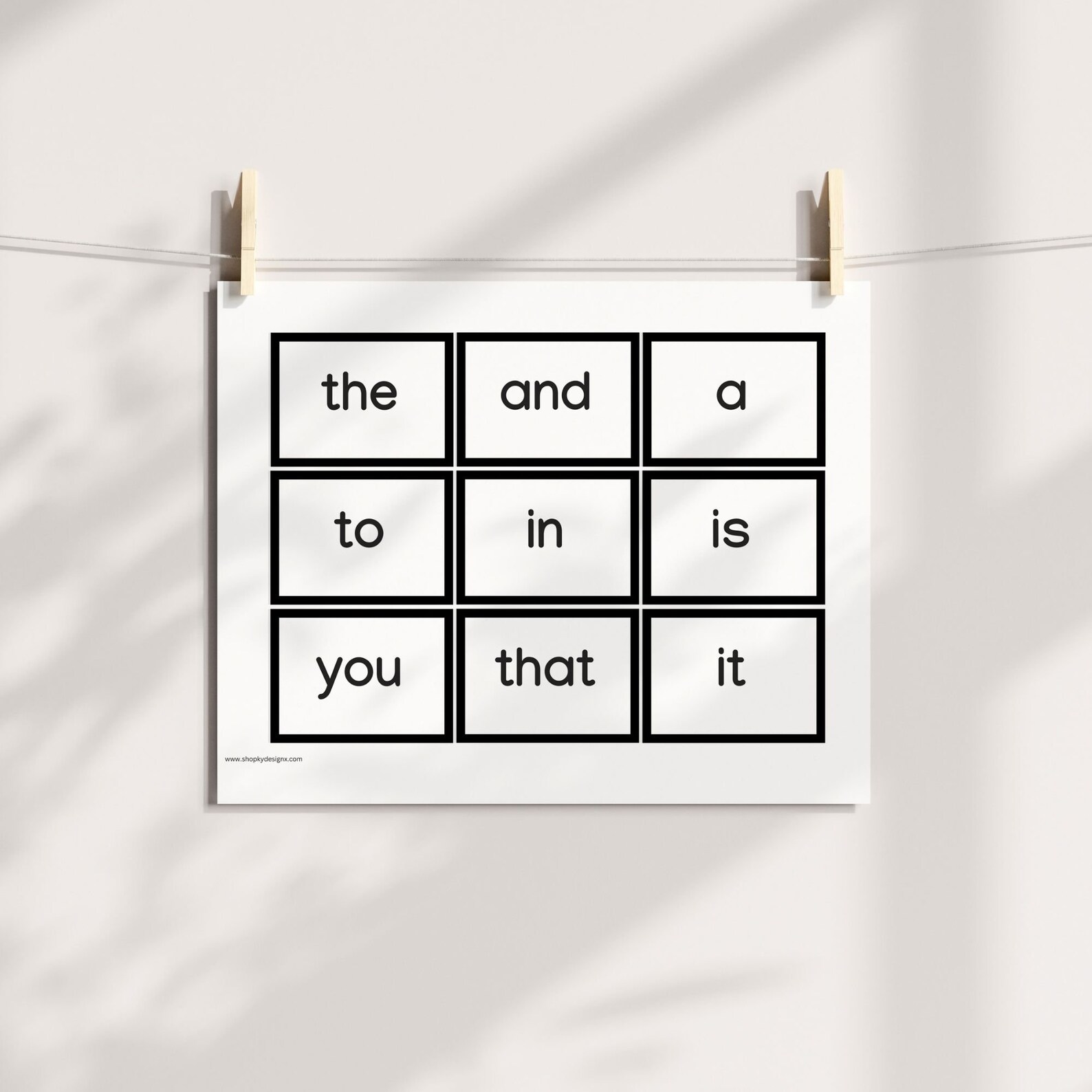 100 Printable High Frequency Flashcards / 100 Sightwords for ...