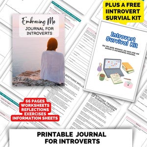 Printable Introvert Journal With Free Printable Introvert Survival Kit ...