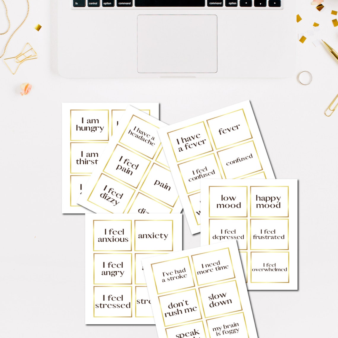 Printable Communication Cards for Stroke, Dementia, Non-verbal ...