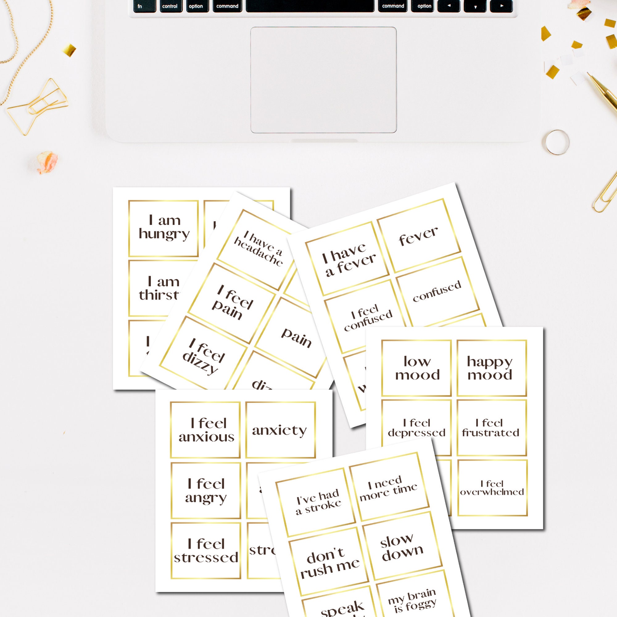 Printable Communication Cards for Stroke, Dementia, Non-verbal ...