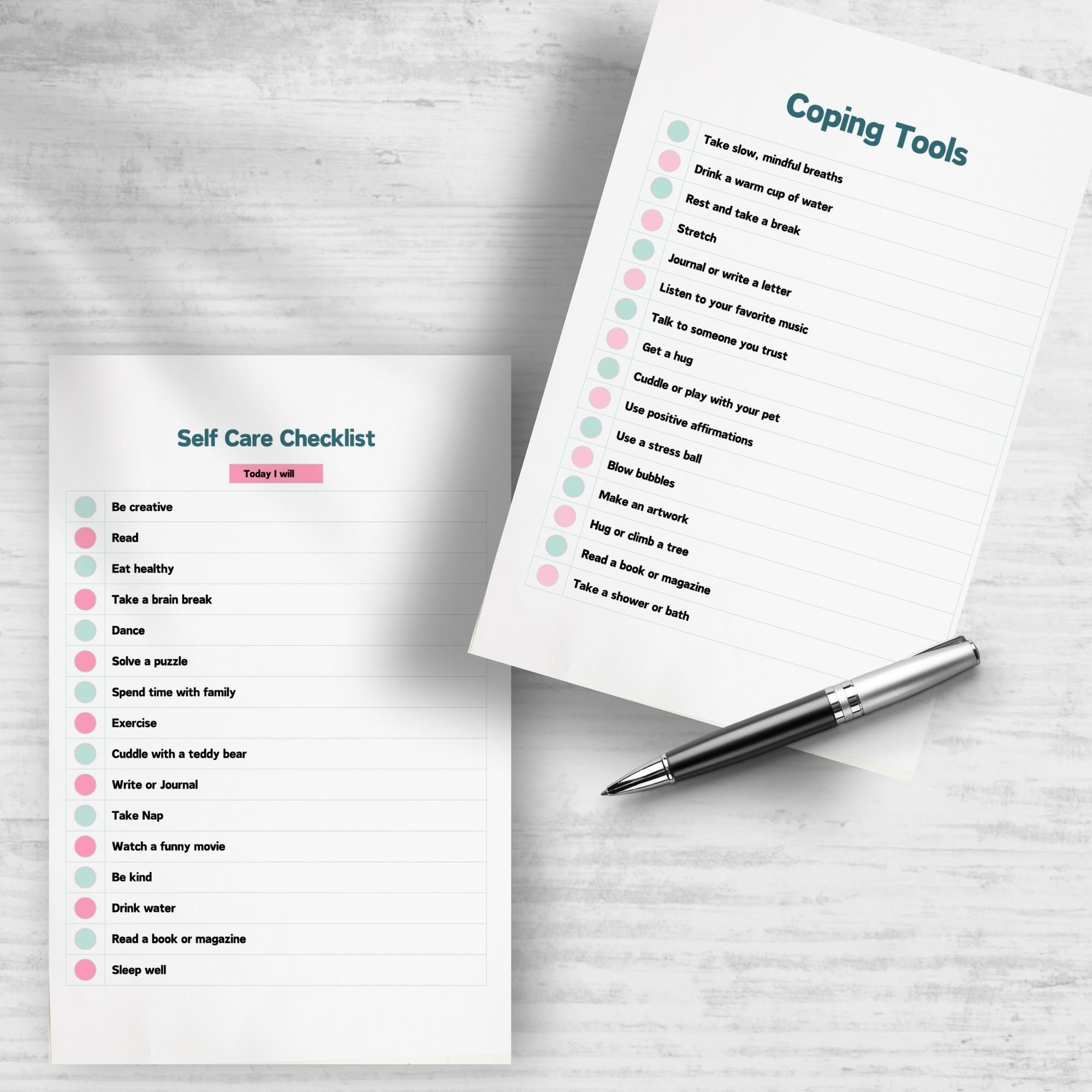 Kids I Can Cope: Coping Skills Printable Journal, Anxiety Journal ...