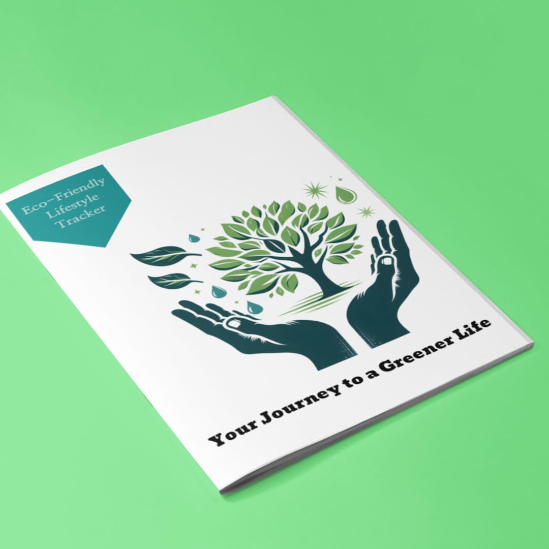 Printable Eco-friendly Lifestyle Tracker, Sustainable Living Planner ...