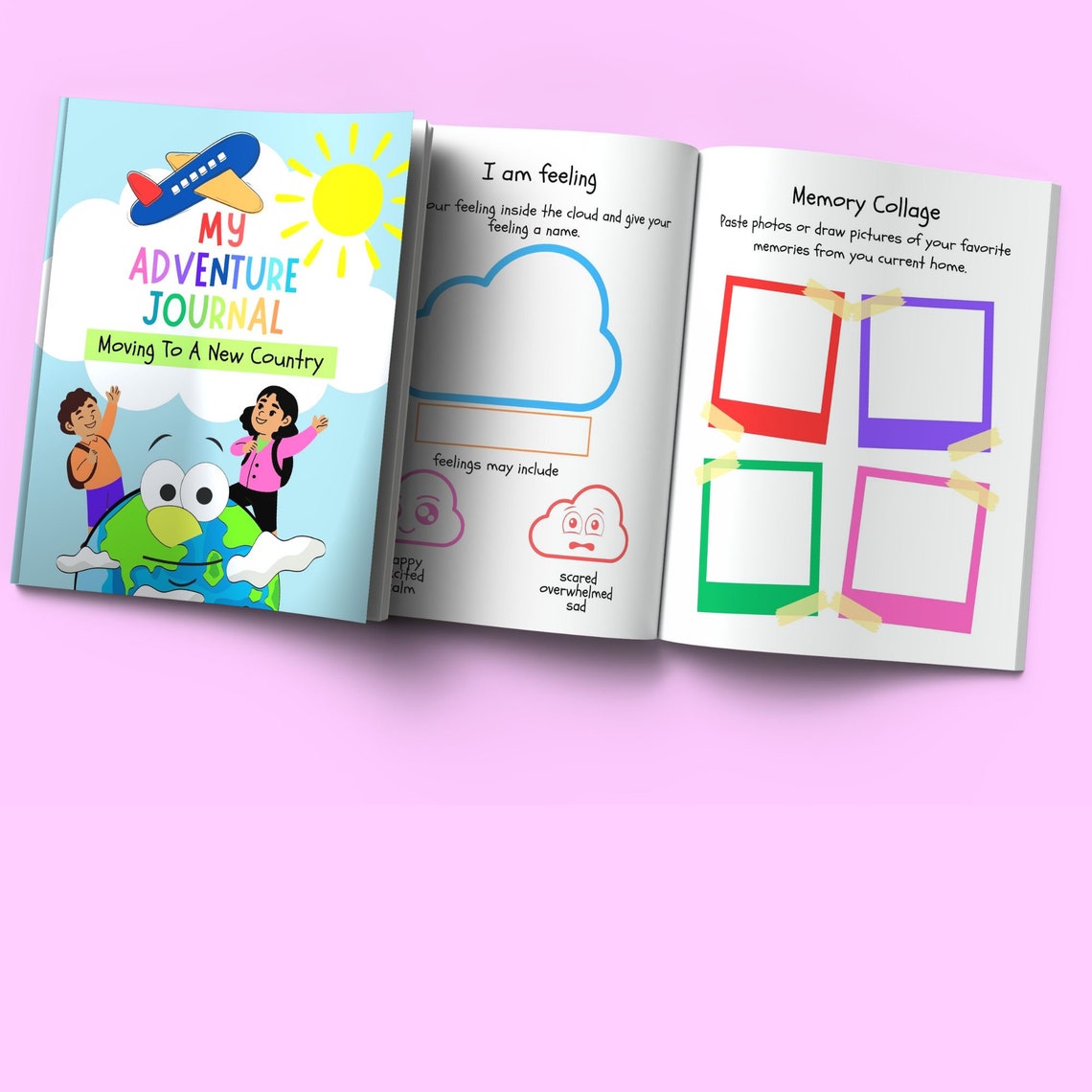 Printable My Adventure Journal - Moving Abroad for Kids - Moving to a ...