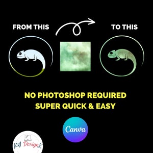 40 Animal Canva Frames, 40 Custom Made Canva Frames, Animal and Sea Animals Canva Frames, Canva ...