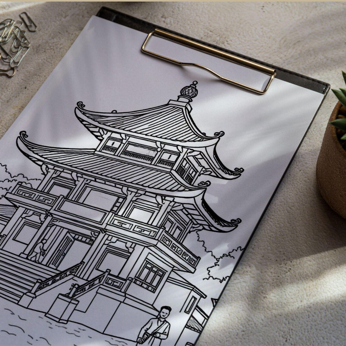 Printable Hong Kong Coloring Book - Cityscape Colouring - Travel ...