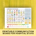 Printable Communication Board for Non-verbal Patients in Healthcare ...